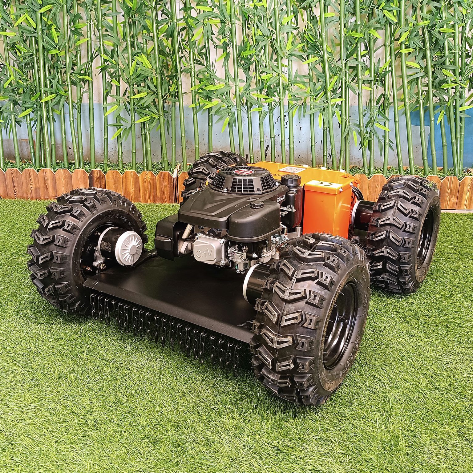Wireless Radio Control Mowing Robot (VTW550-90 With Pull Start ...
